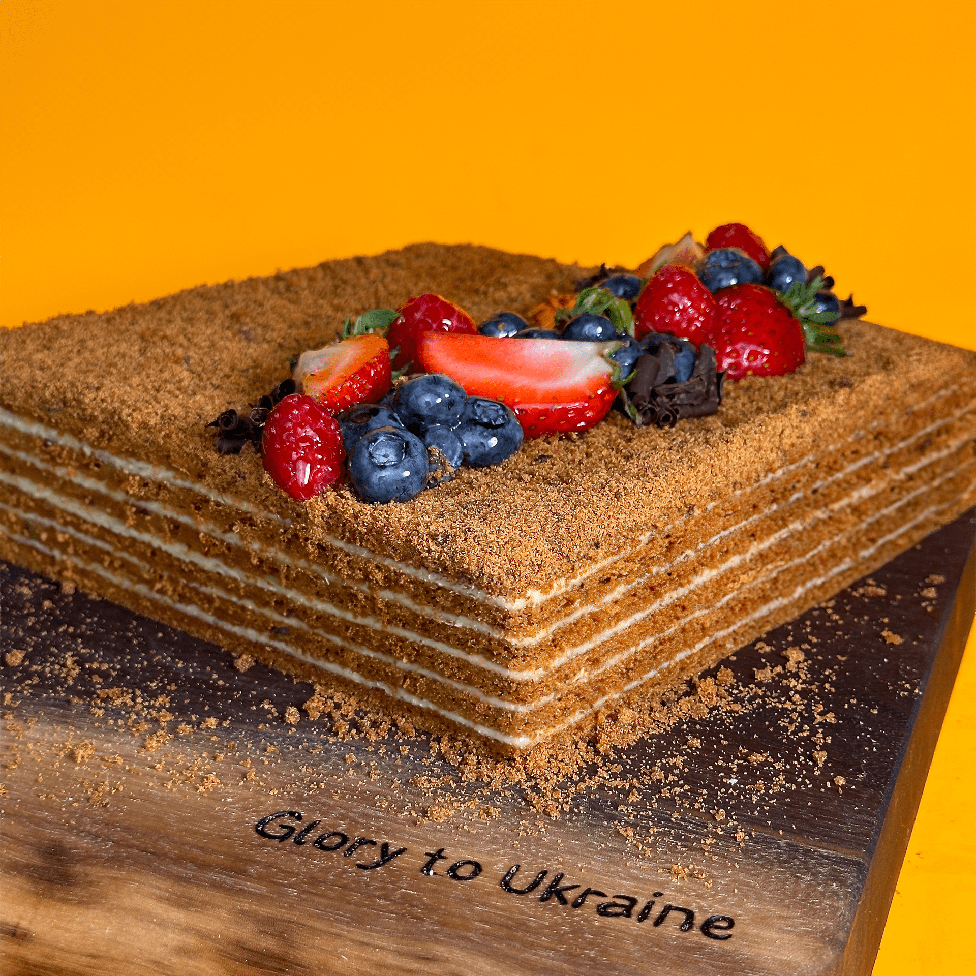 "Medovyk" Honey Cake - Whole | Kozak Homemade Ukrainian Food